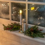 Touch Of ECO Solar Powered LED Flameless Window Candles - Set of 2 ...