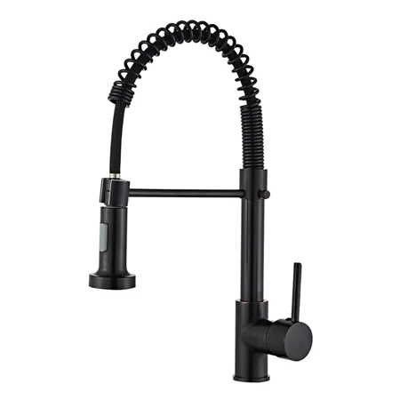 Kitchen Faucet with Sprayer 360° Swivel Spring Loaded Kitchen Faucet 2 ...