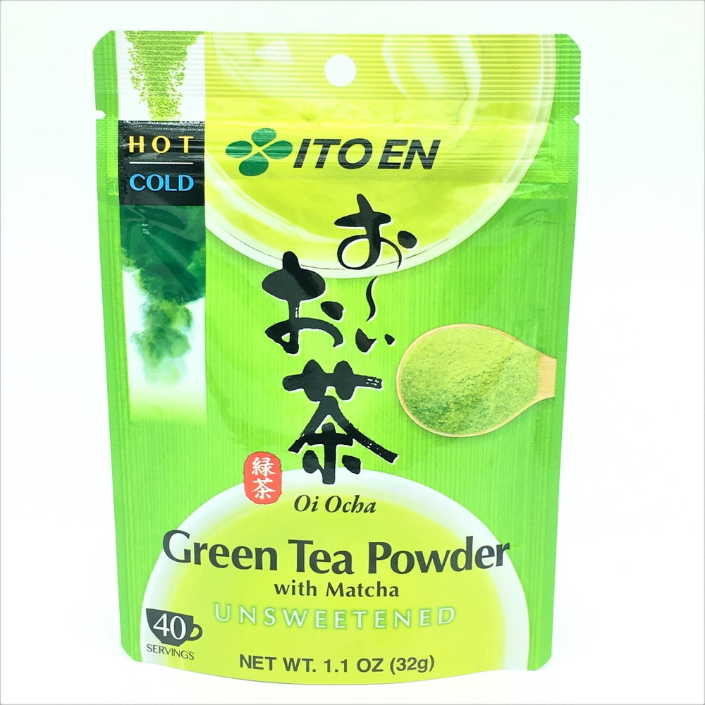 Itoen Oi Ocha Green Tea Powder with Matcha -unsweetened , Hot/ Cold 1 ...