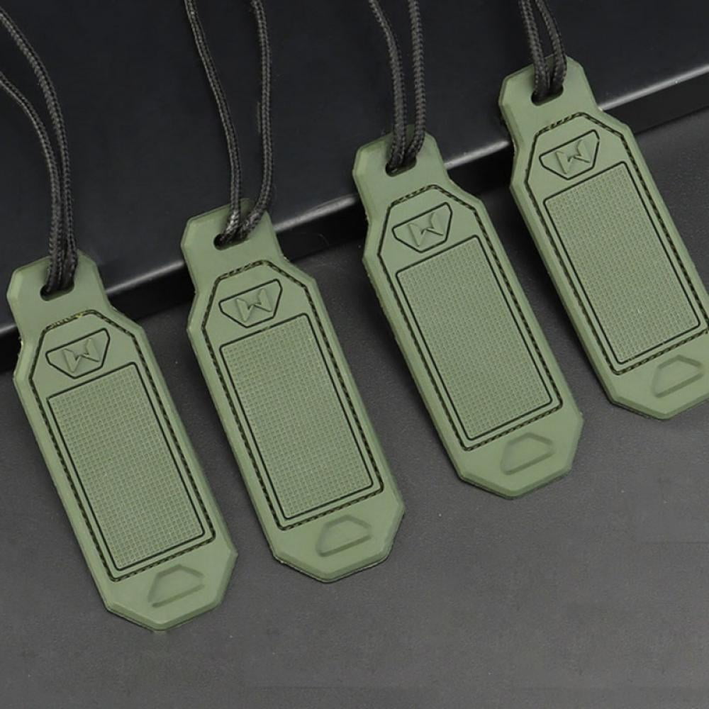 Naturalour 4Pcs Plastic Key Tags with Container, Key Labels with Ring ...