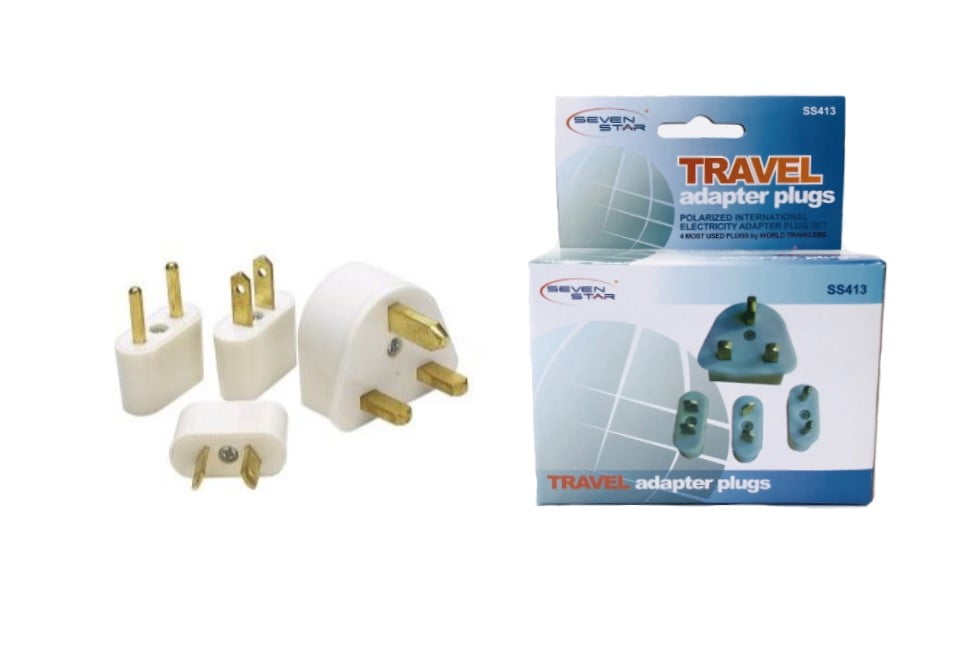 Seven Star Plug UNIVERSAL Polarized International Travel Adapter Plug ...