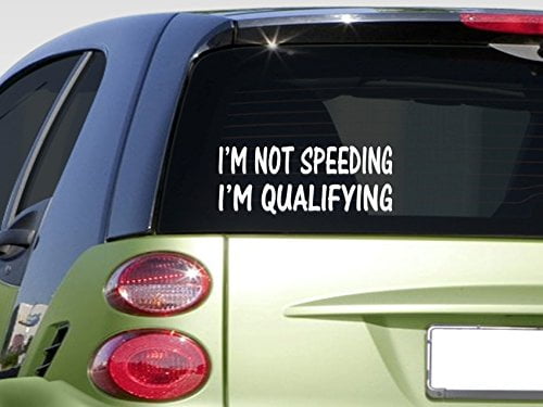 I'm not speeding jdm 8" sticker decal *E781* race car drag racing ...