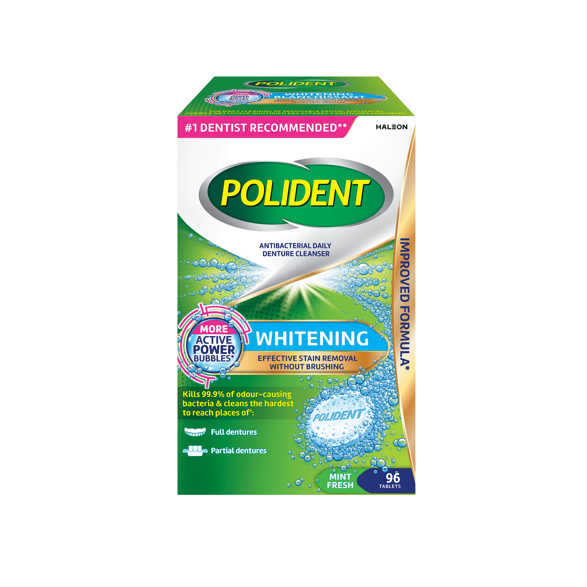 Click here for D-Polident Polident Whitening 96ct prices