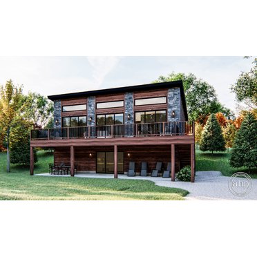 Advanced House Plans: Builder Ready Blueprints | Lilly 29549 | Cabin ...