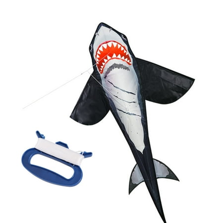 Shark Kite for Kids and Adults Outdoor Flying Kite with 30M Line for ...