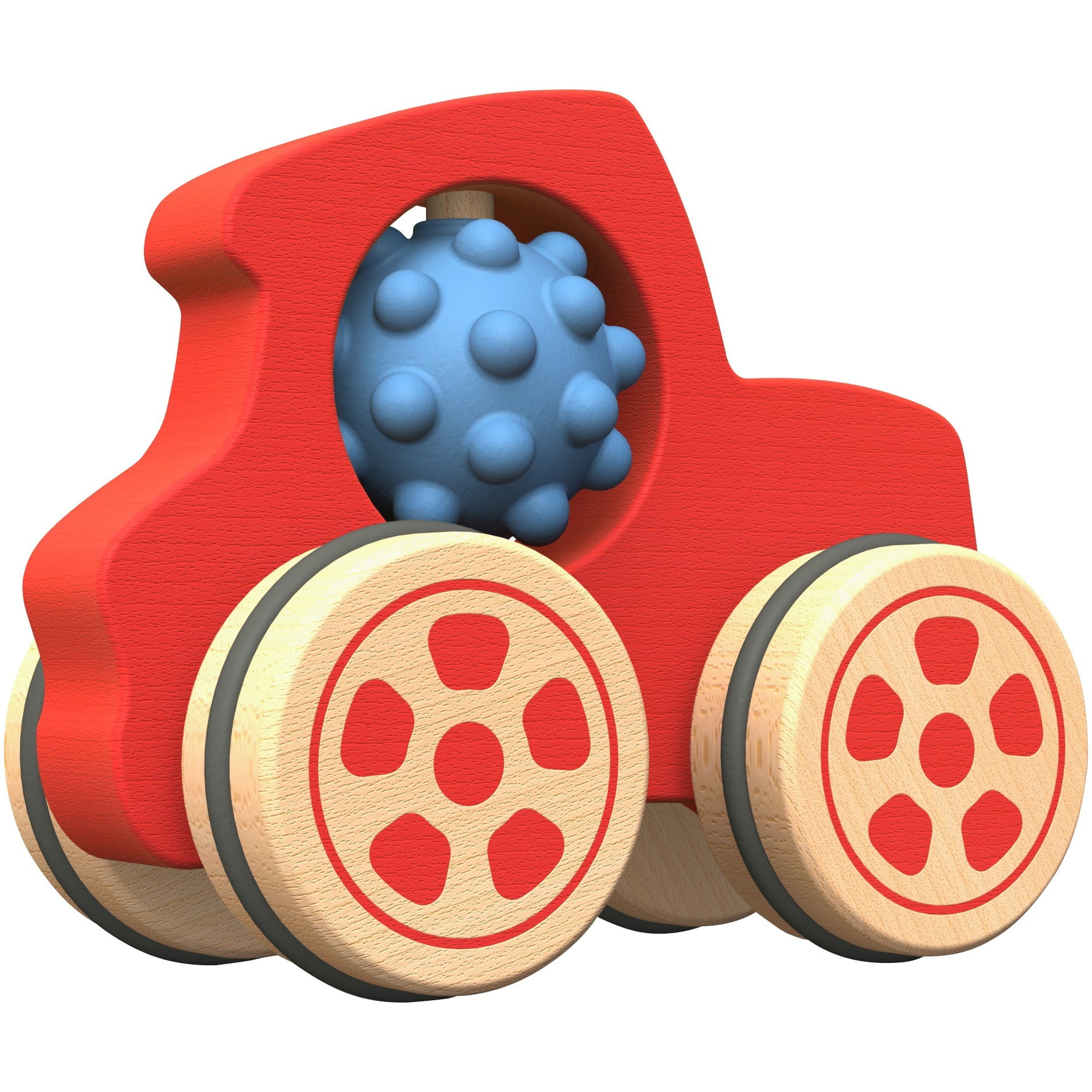 BeginAgain Toys Nubble Rumblers Wooden Truck Toy - Walmart.com