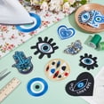1 Set 15Pcs Computerized Embroidery Cloth Iron on/Sew on Patches ...