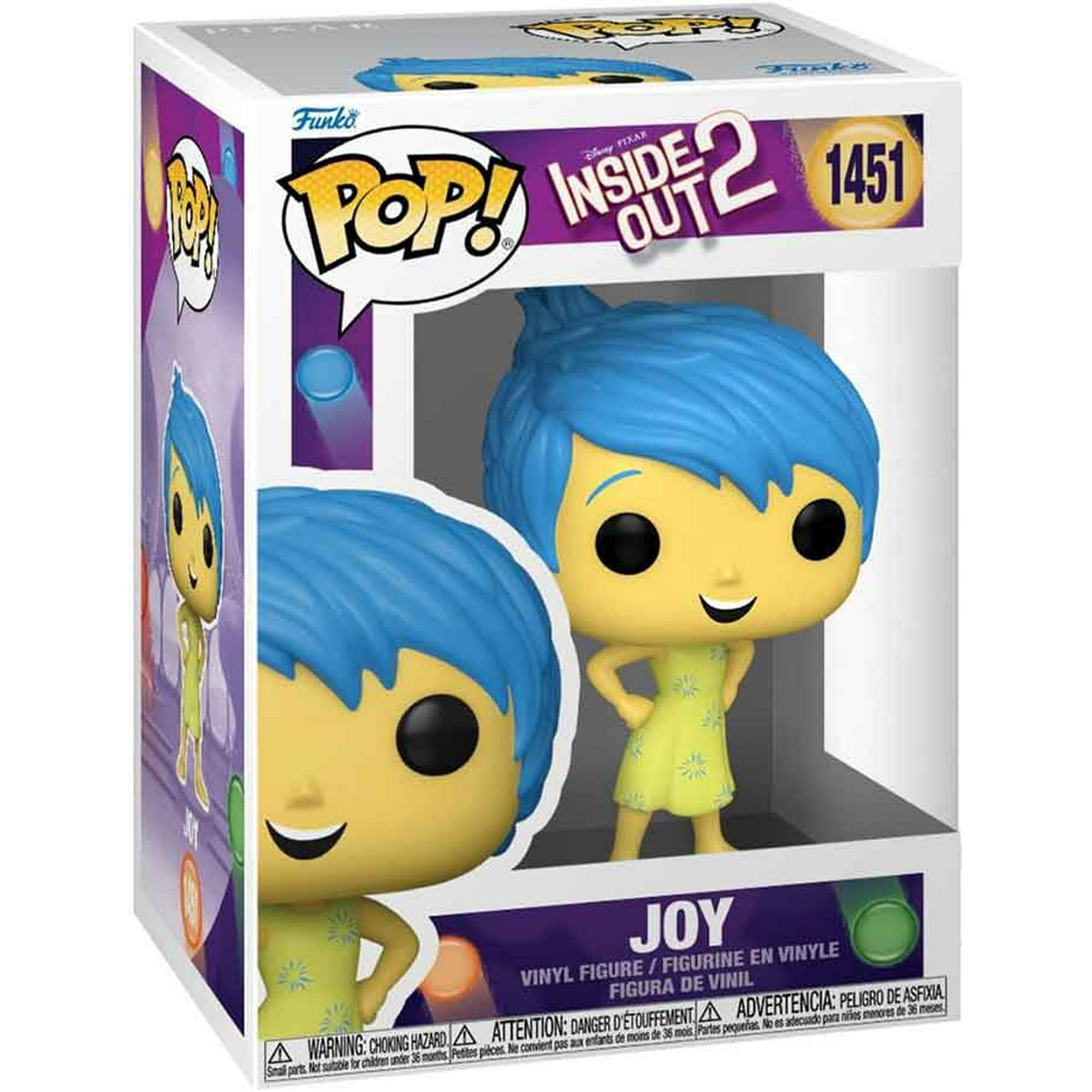 Pop! Pop Disney Inside Out 2 3.75 Inch Action Figure - Joy #1451