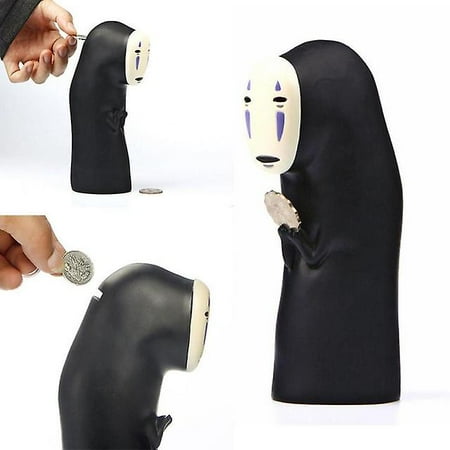 Anime Spirited Away No Face Man Model Figure Doll Piggy Bank Faceless ...