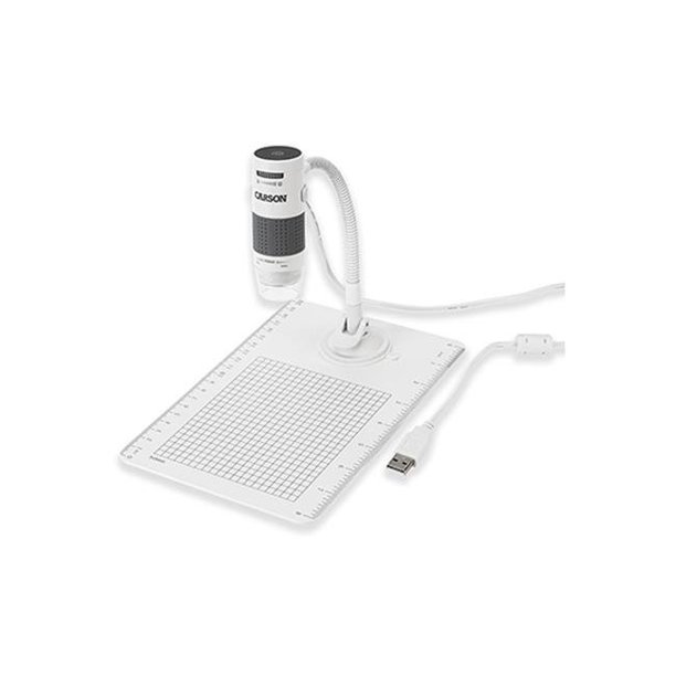 75x/300x eFlex Digital Microscope with Flex Neck Stand and Base ...