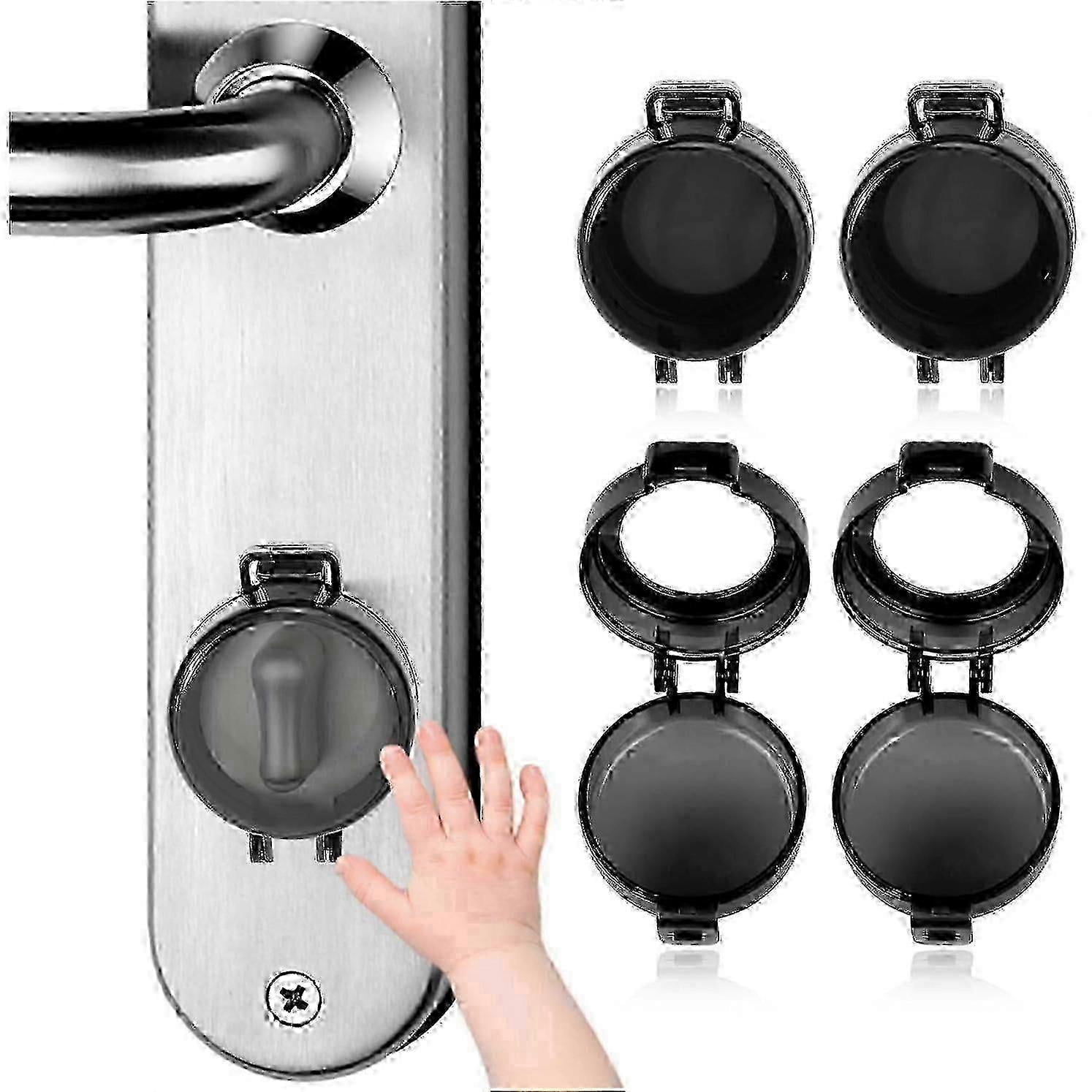 4 Pack Deadbolt Child Safety Lock,Child Proof Deadbolt Cover, Door ...
