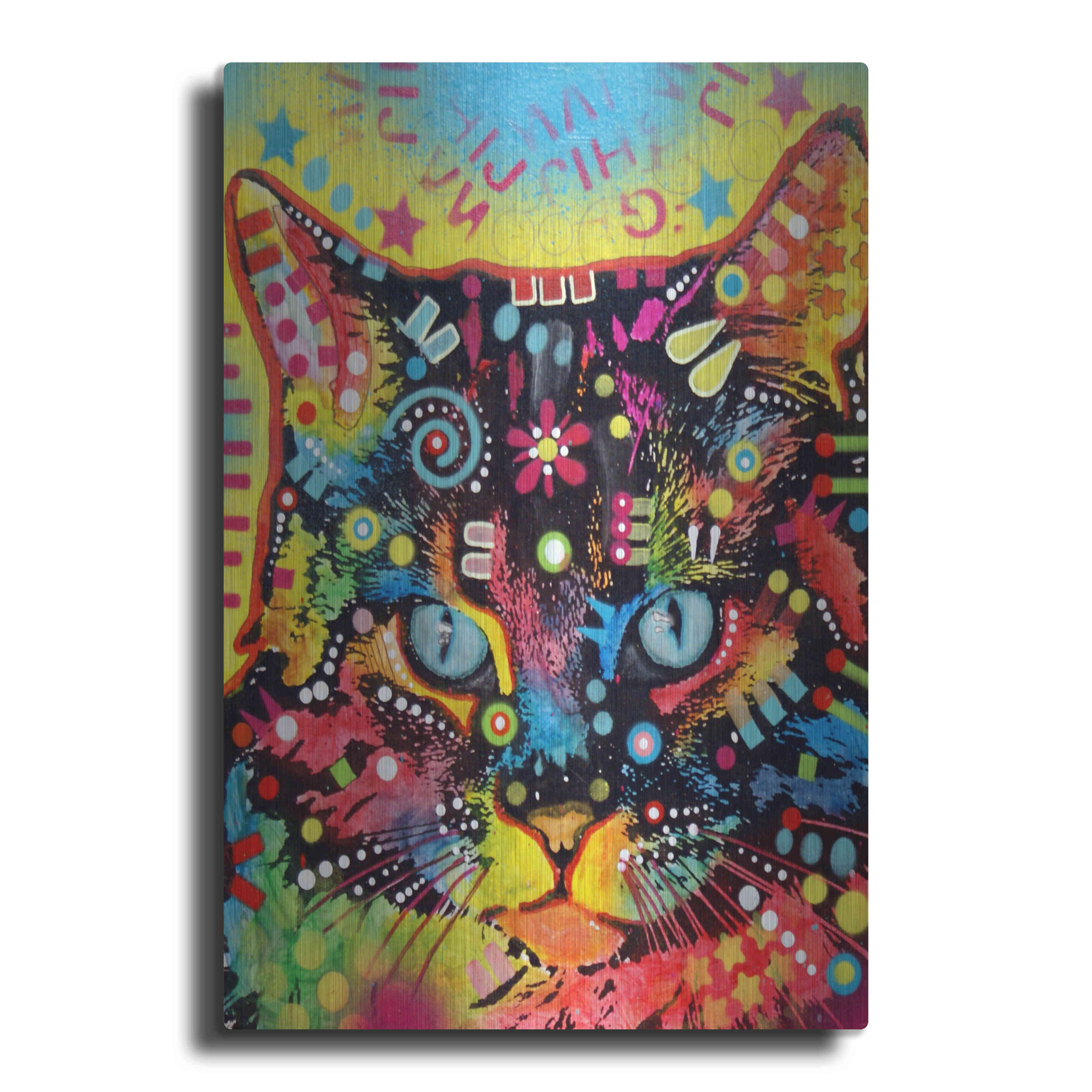 Luxe Metal Art 'Manx' by Dean Russo, Metal Wall Art, 12"x16" - Walmart.com