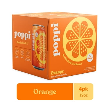 poppi Prebiotic Soda Variety Pack, 12 oz Cans, Pack of 12, Gut-Healthy ...