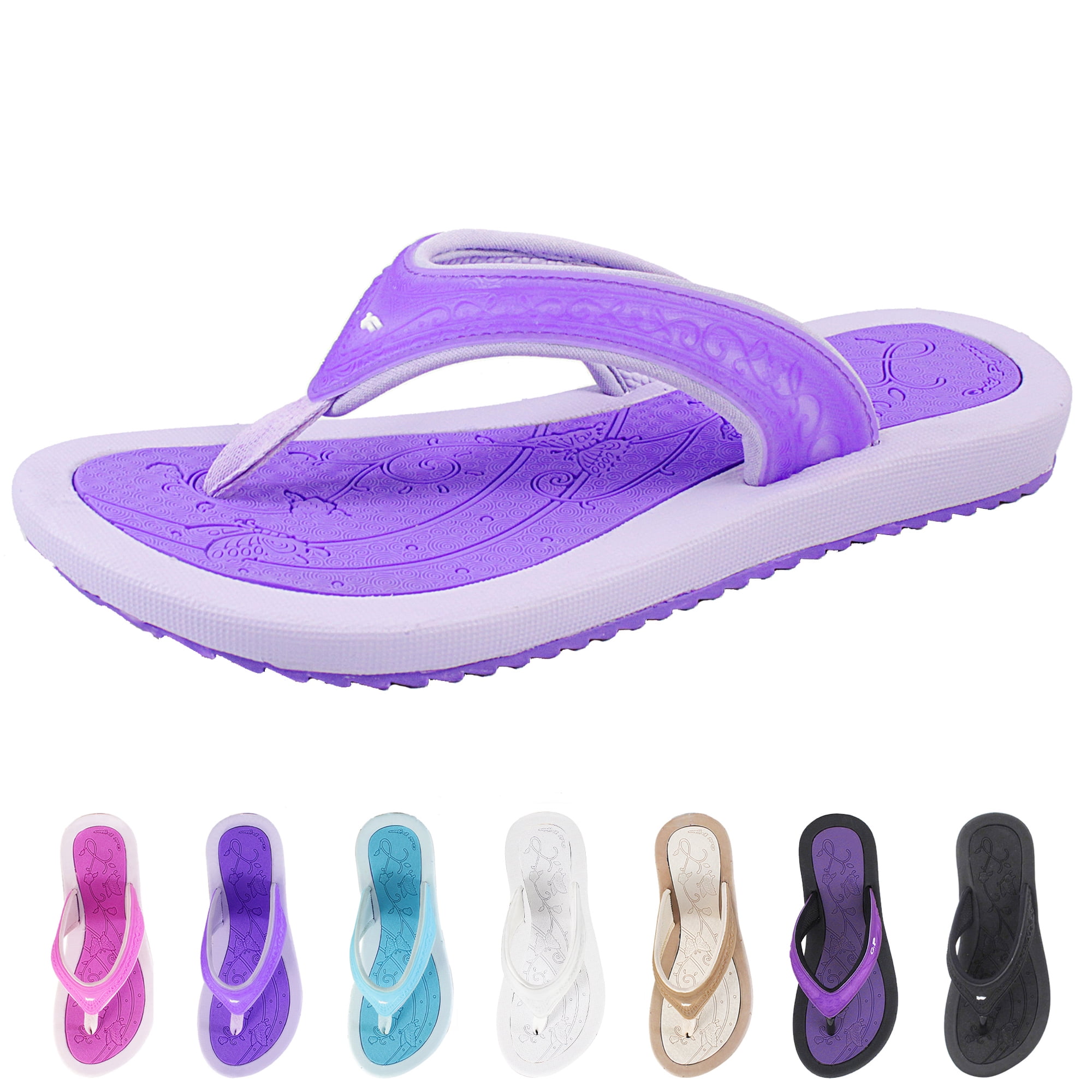 GP Breeze Light Weight Waterproof Flip Flops for Women - Walmart.com