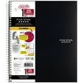 Spiral Notebook 1 Subject Wide Ruled Anti-Microbial Black - Five Star ...