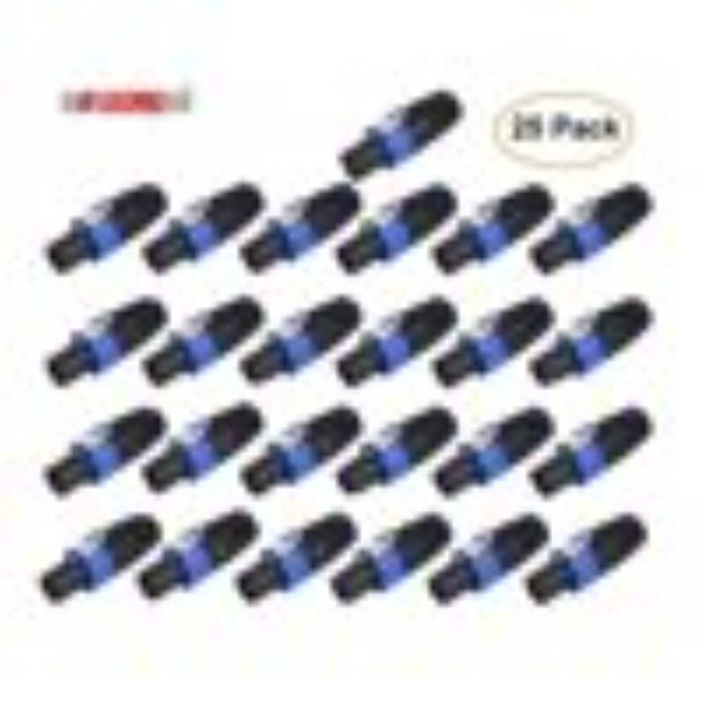 Speakon 2 Pole Twist Lock Audio Jack Male Plug Speaker Pin Stage and ...