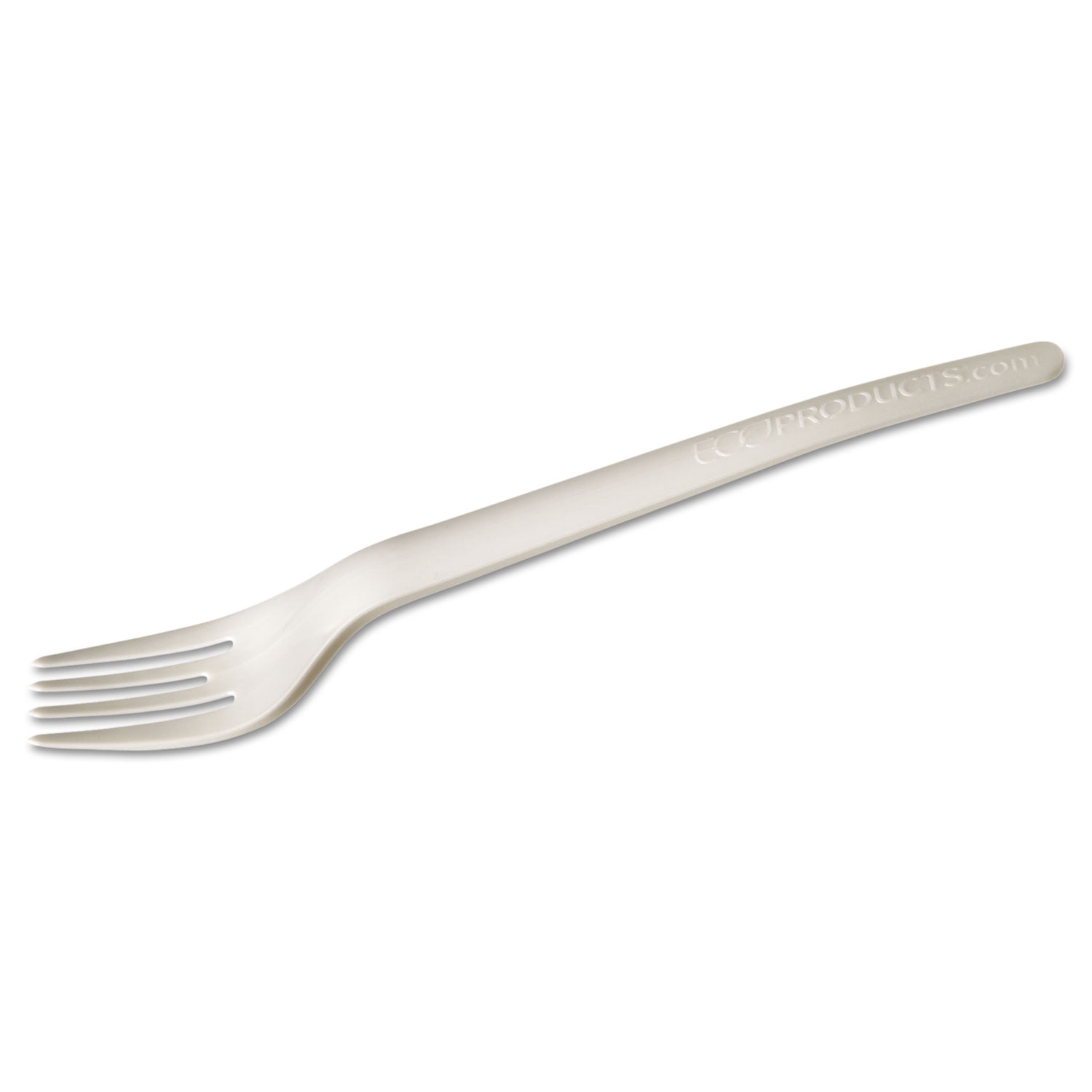Eco-Products Plantware Compostable Cutlery, Fork, 6", Pearl White, 50 ...