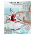 Electric Snow Cone Maker 661LBS/H, Commercial Ice Shaver Machine, 350W ...