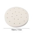 100PCS Round Steamer Paper Liners for Air Fryer and Bamboo Steamers,Non ...