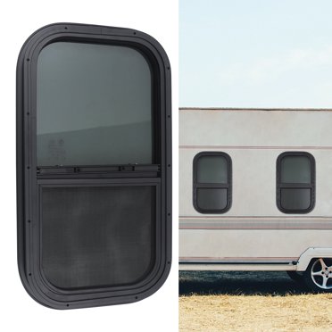 "Kojem RV Teardrop Window 24""x 22"", Universal, Horizontal Sliding ...