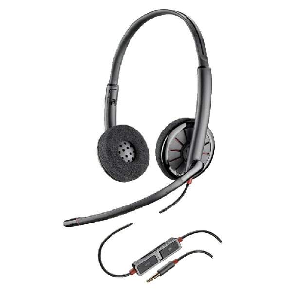 Plantronics Blackwire 225 Over-the-head Binaural Standard Corded ...