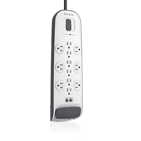 Belkin 12-Outlet Advanced Power Strip Surge Protector with 8-Foot Power ...