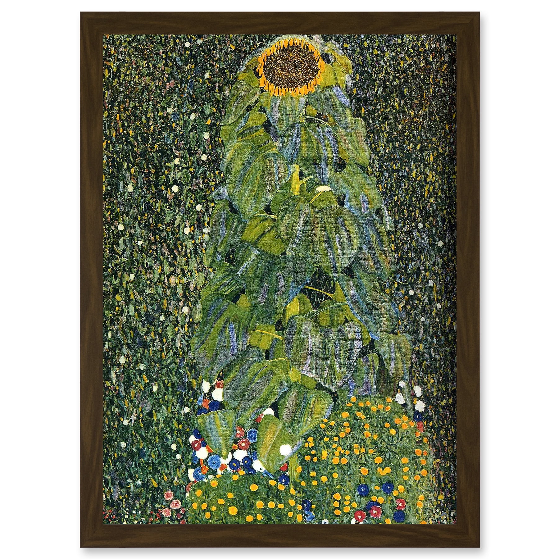 Gustav Klimt The Sunflower 1907 Old Master Painting Artwork Framed Wall ...