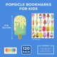 120-Pack Bulk Ice Cream Bookmarks for Classroom Supplies, Student ...
