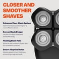 Free Shipping! FREEBIRD FlexSeries Pro Electric Head Shaver, Fast Wet ...