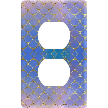 Mermaid Tail Scales Colorful Gold Fish scales Purple Blue Duplex ...