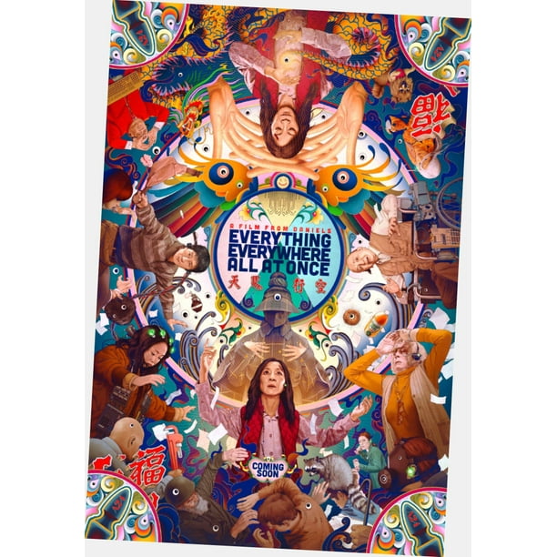 Everthing Everywhere All At Once Movie Poster 24"x36" 24x36 Multi-Color ...