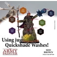 Army Painter Warpaints: Quick Shade - Mid Brown 18ml - Walmart.com
