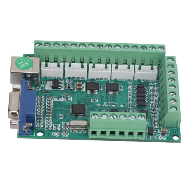 CNC Stepper Motor Driver Controller Board, Optocoupler Isolation 5 Axis ...