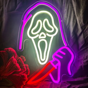 Waving Skeleton Led Neon Sign, Skull Neon Sign, Skull Led Light ...
