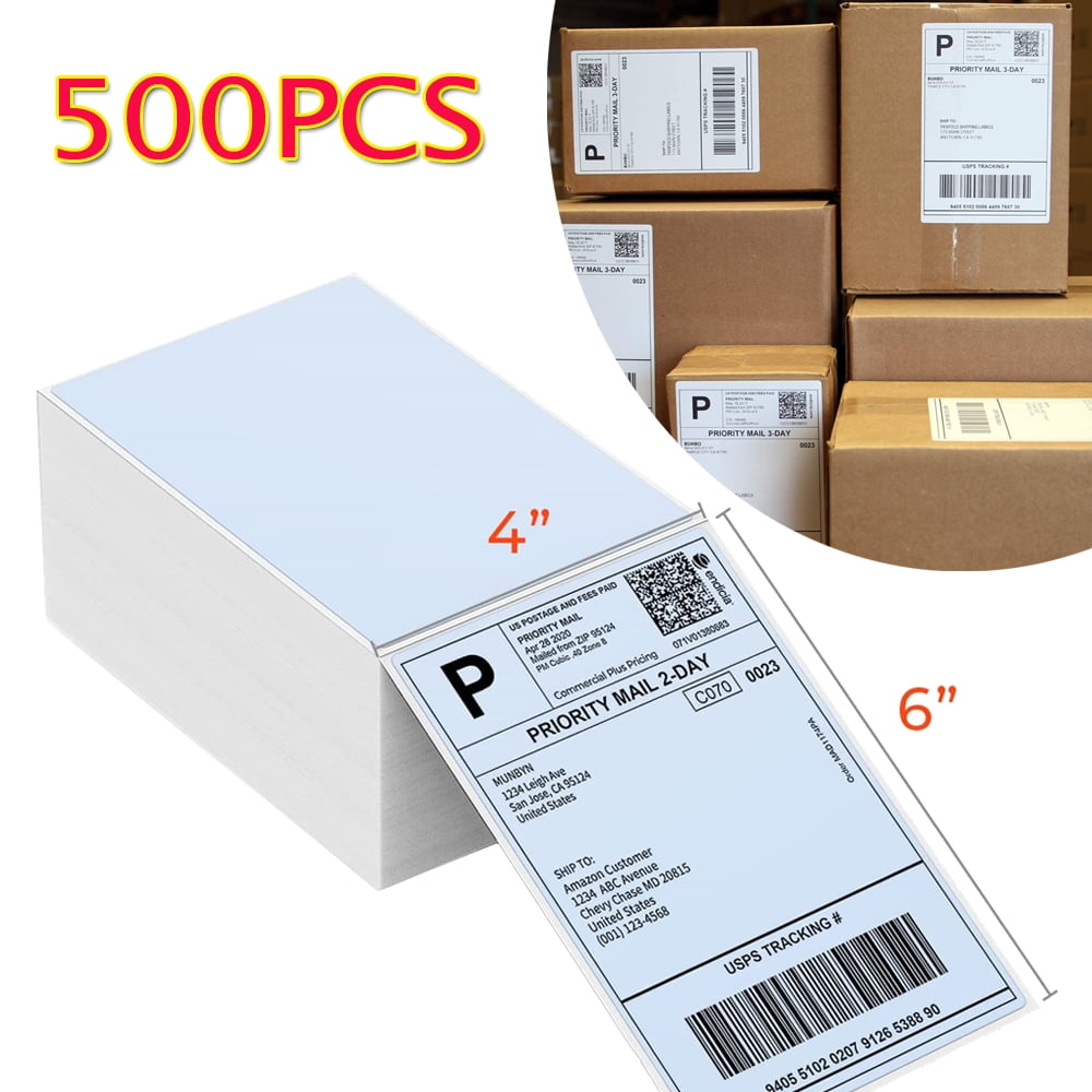 Thermal Printer Labels Direct Thermal Shipping Label With Self Adhesive Thermal Printer Labels Direct Thermal Shipping Label With Self Adhesive