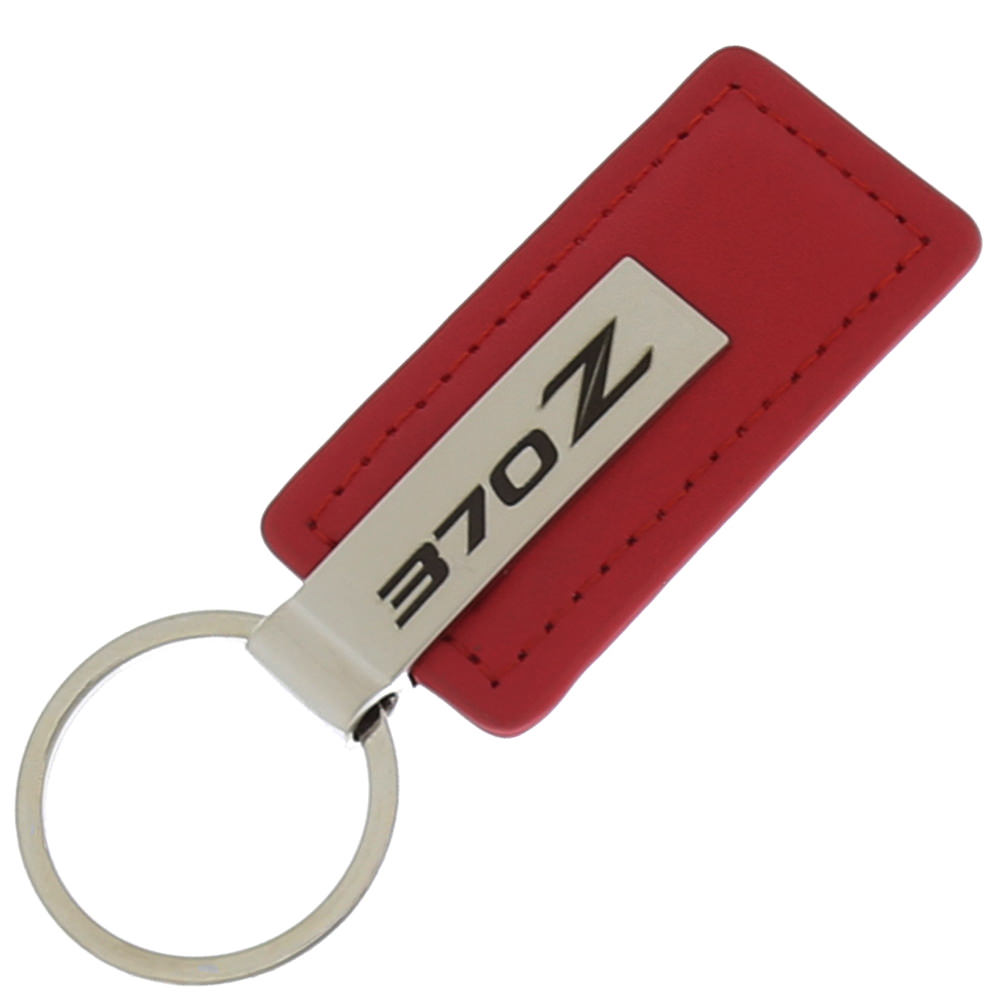 Nissan 370Z Keychain & Keyring - Red Premium Leather - Walmart.com