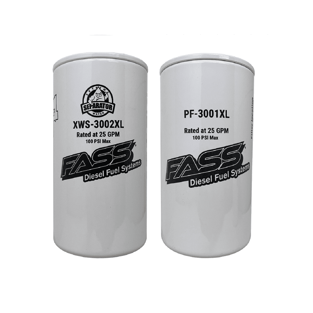 FASS Titanium Series Fuel Filter Combo Package XWS-3002XL / PF-3001XL ...