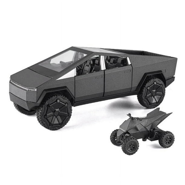 Cybertruck Model Truck Silver Pickup Truck 1/24 Metal Toy Cars with ...