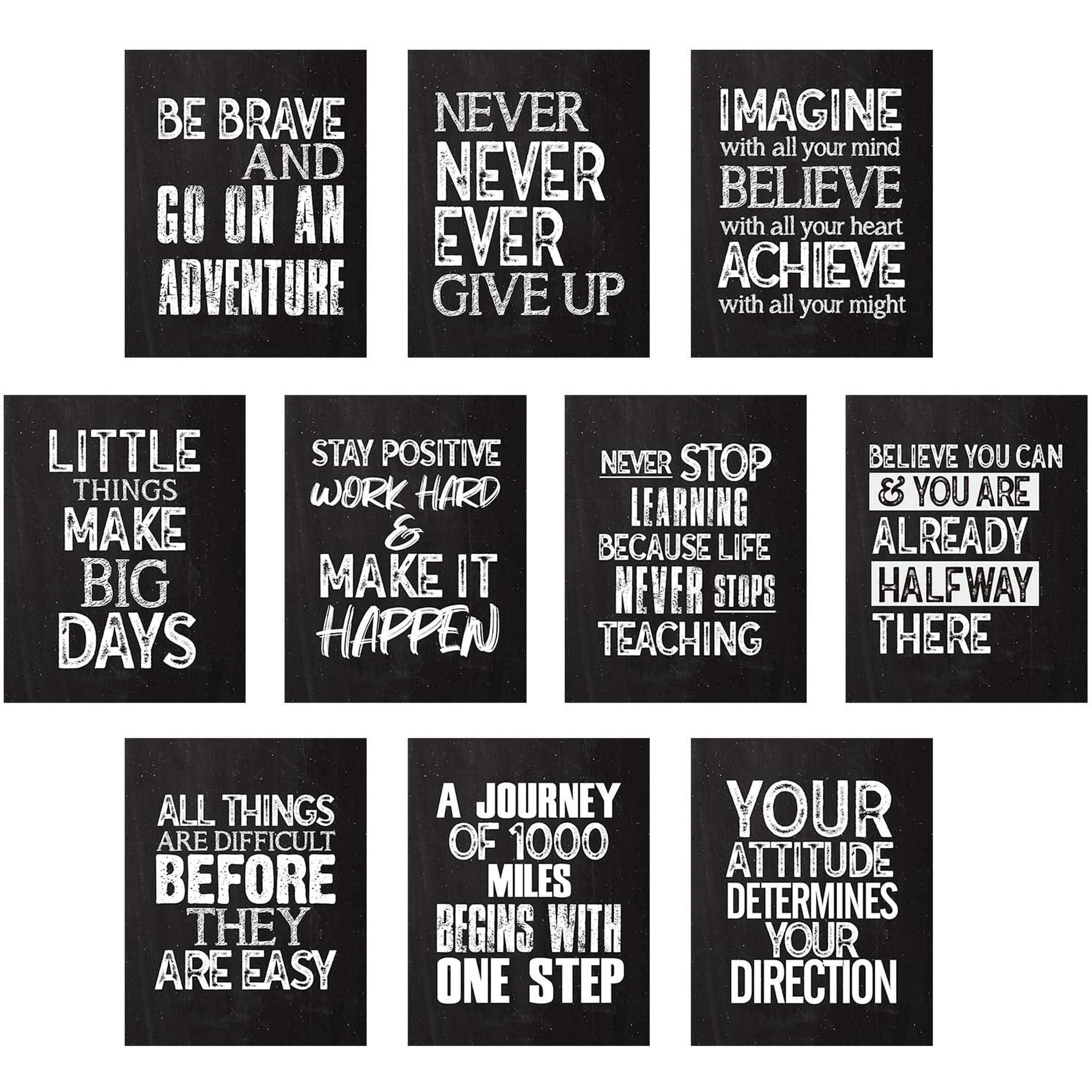 Click here for Qth 10 Pieces Inspirational Wall Poster Positive Q... prices