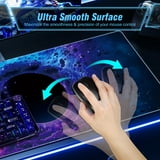 Gaming Mouse Pad 31.5x11.8" Premium Non-Slip Rubber & Waterproof Desk ...