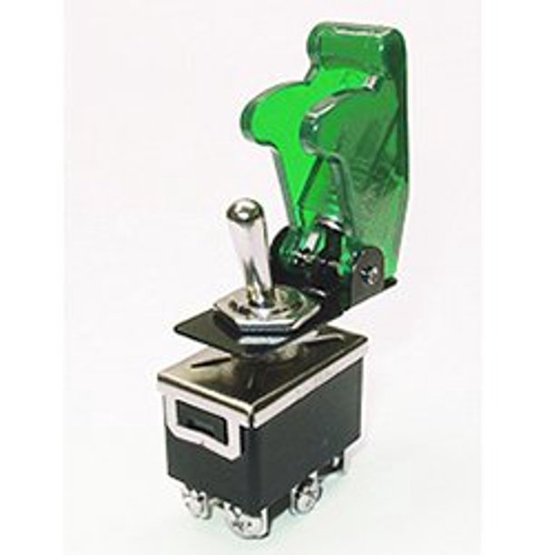 Safety Toggle Switch DPDT 20 Amp "Transparent Green" - Walmart.com