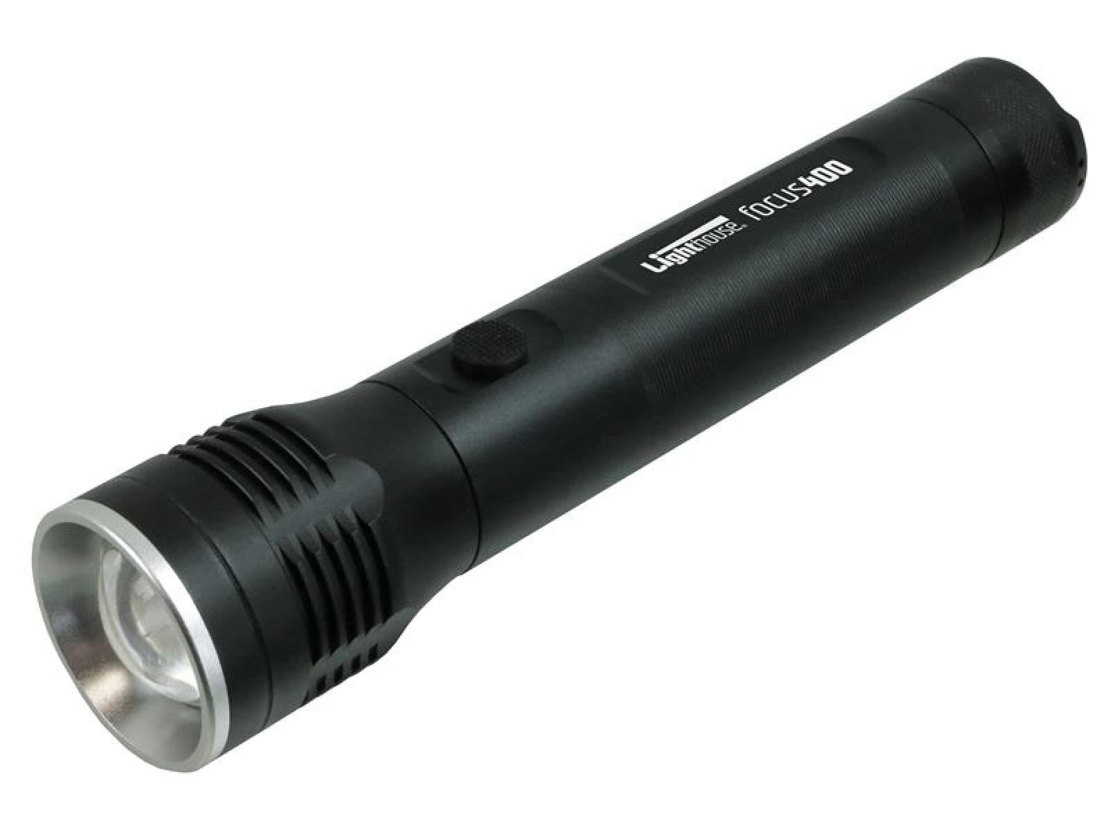 Lighthouse - Elite Focus400 LED Torch 400 lumens - 2 x D Cell - Walmart.com