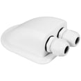 OUNONA Solar Car Entry Gland Dual Holes Cable Connectors Terminal White ...