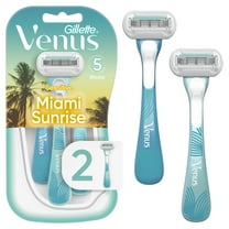 Gillette Venus Miami Sunrise Extra Smooth Sensitive Women's Disposable ...
