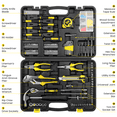 171 Piece Household Tool Kit/Mechanics Tool Set, Socket Wrench Auto ...
