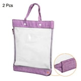 Unique Bargains Nylon Document Bag with Handle Mesh Files Tote Pouch ...