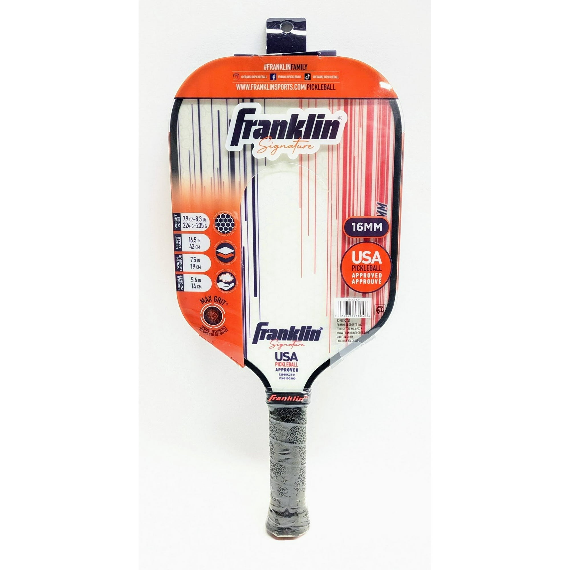 Click here for Franklin Signature Series 16mm Pickleball Paddle -... prices