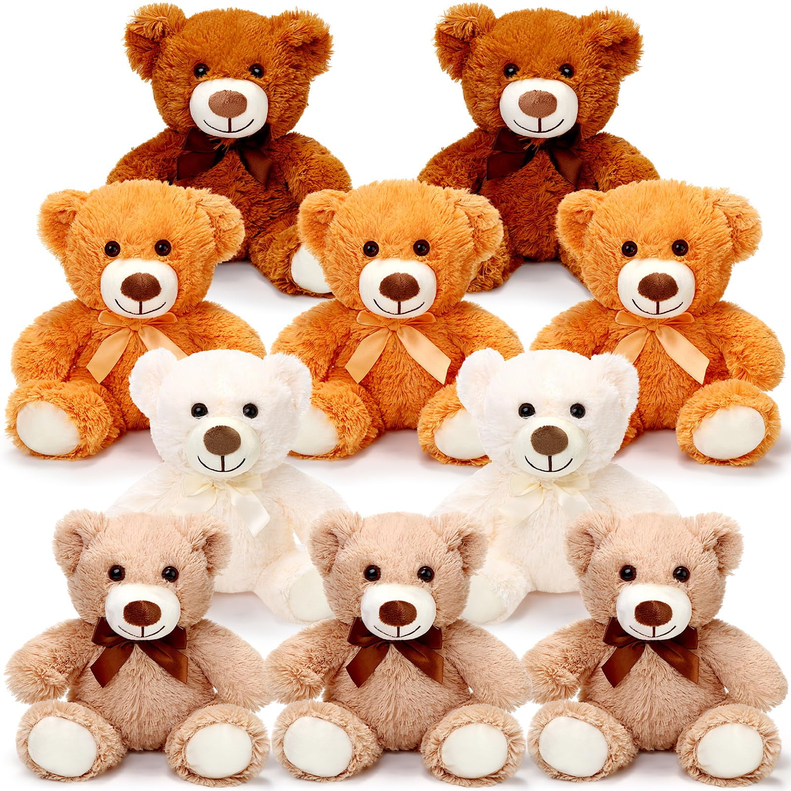 Peluches Skylety Bears, 25 a 35 cm, 10 unidades | Bodega Aurrera en línea