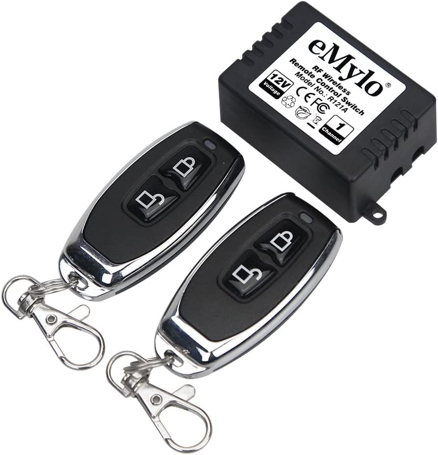 eMylo DC 12V 1CH 433Mhz RF Relay Smart Wireless Remote Control Light ...
