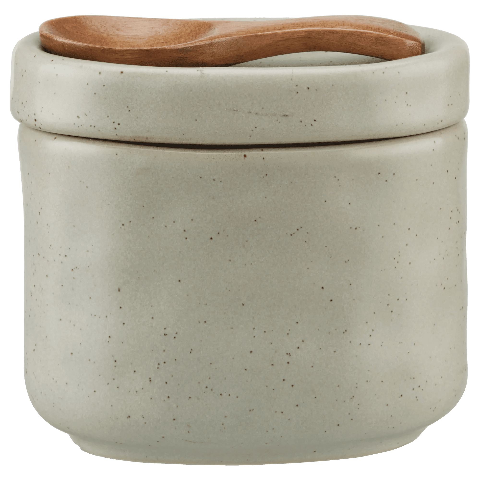 Click here for Bouclair Sage Jar With Wood Spoon Small S prices